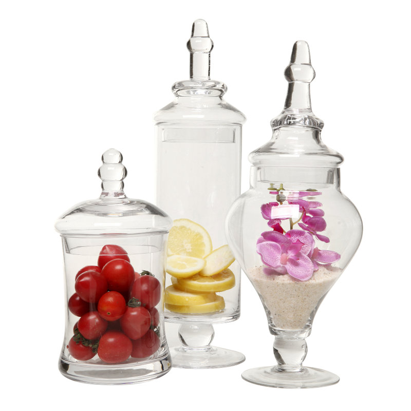 House of Hampton® Egehan Glass Apothecary Jar | Wayfair