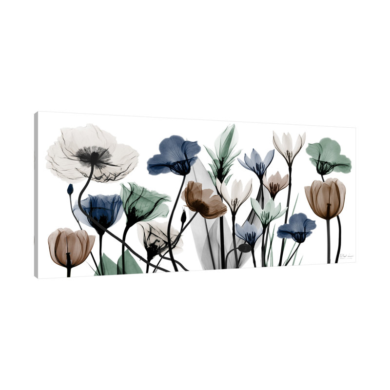Latitude Run® Floral Neutrals 1 by Albert Koetsier - Wrapped Canvas ...
