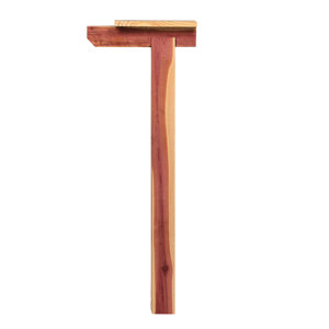 Gibraltar Mailboxes Gibraltar Cedar Drive-in, Top Mount, Mailbox Post ...