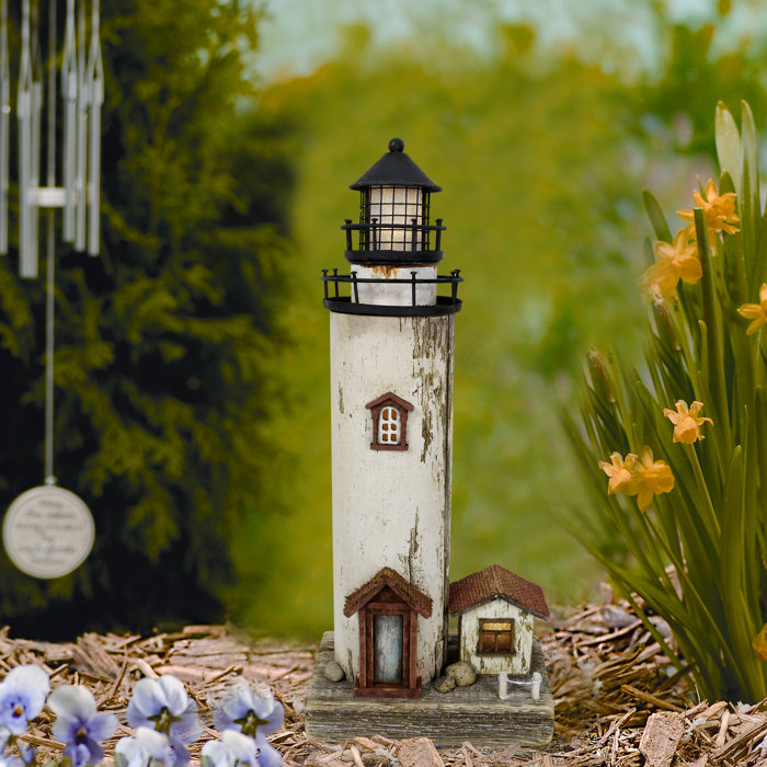 Breakwater Bay Nautical Lighthouse Table Decorations LED Lighthouse ...