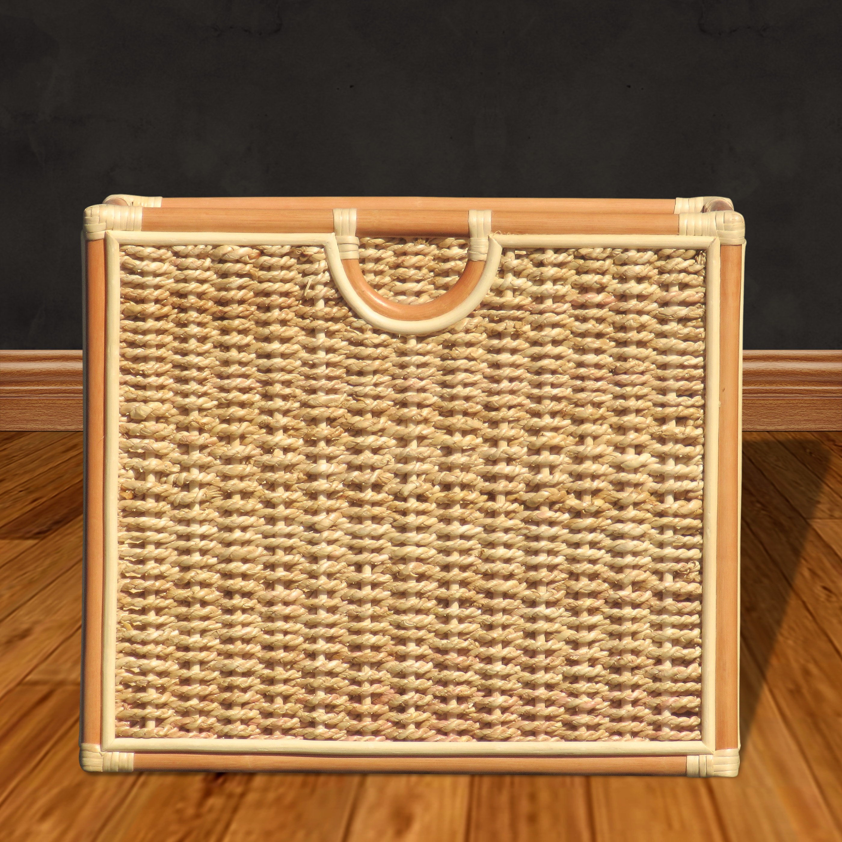 Bay Isle Home Broady Solid Wood Basket | Wayfair