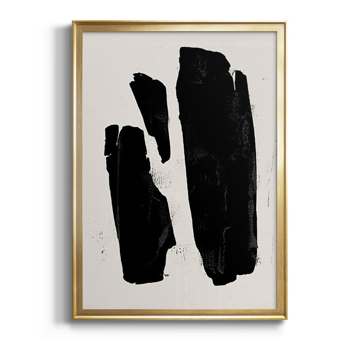 Brayden Studio® Triple Block Print II Framed On Paper Painting | Wayfair