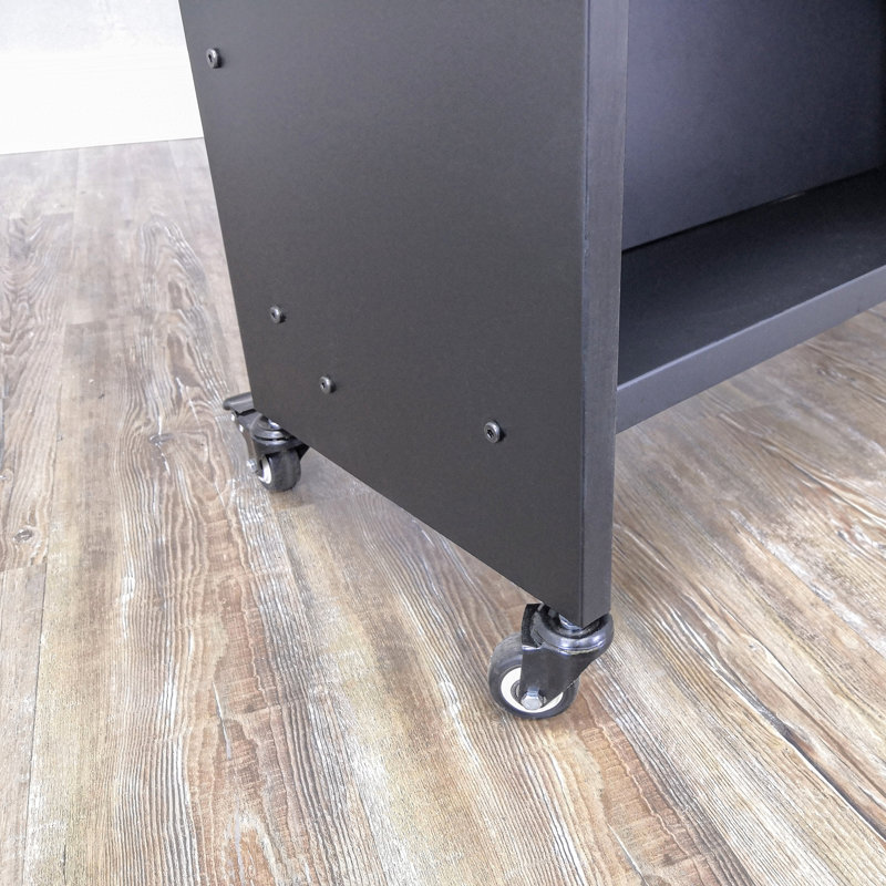 Fixturedisplays® Metal Book Cart Rooling Book Truck Library Book Cart ...