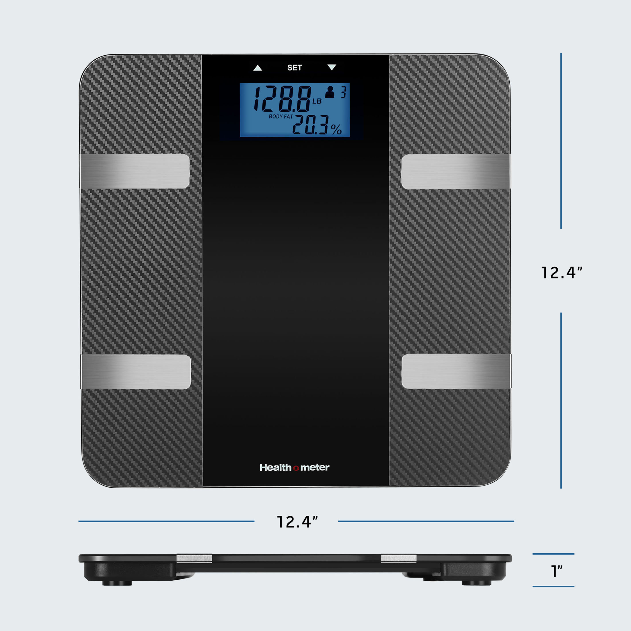 Healthometer Health O Meter Total Body Composition Weight Tracking ...