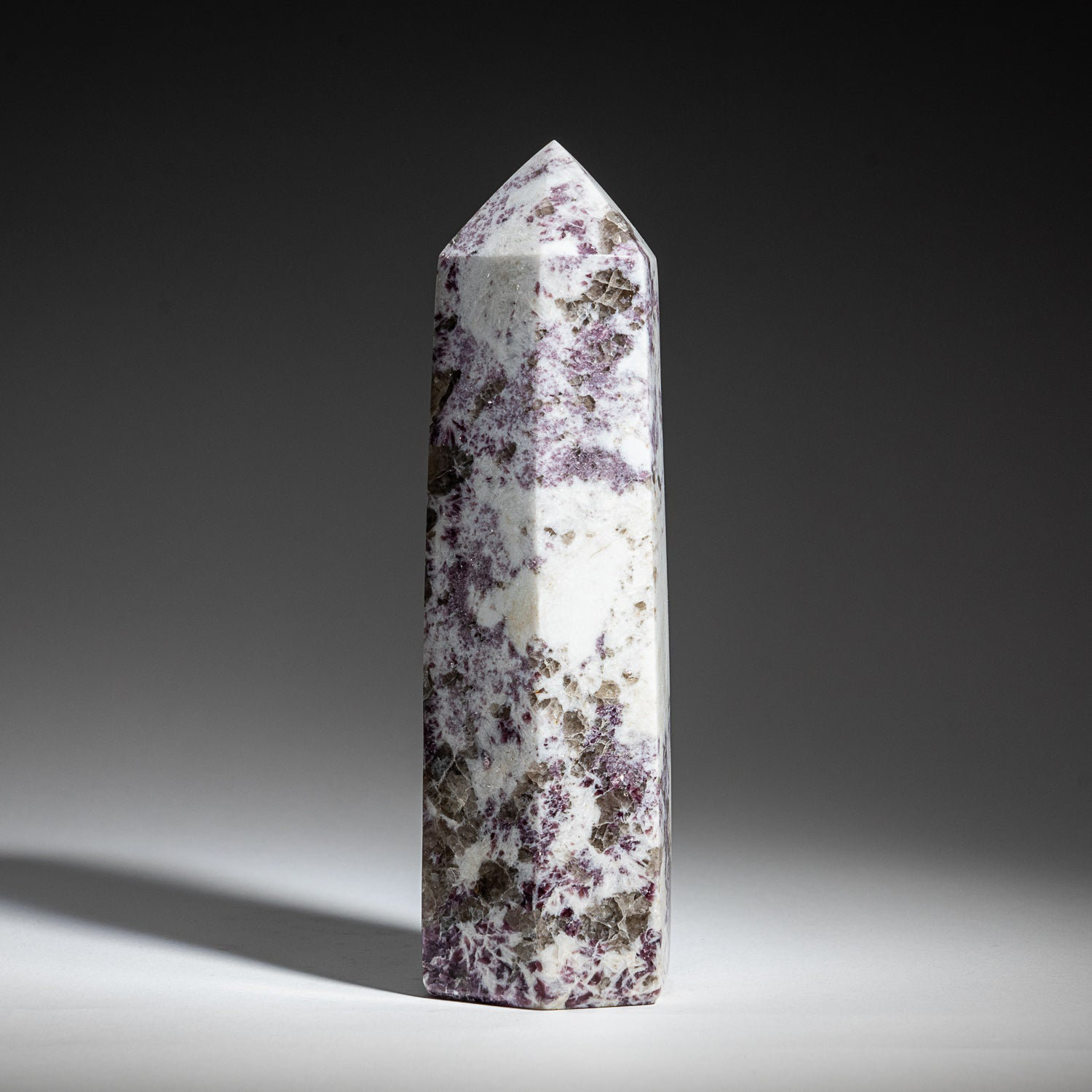 Astro Gallery Of Gems Polished Ruby In Quartz Point From India 2 6 Lbs