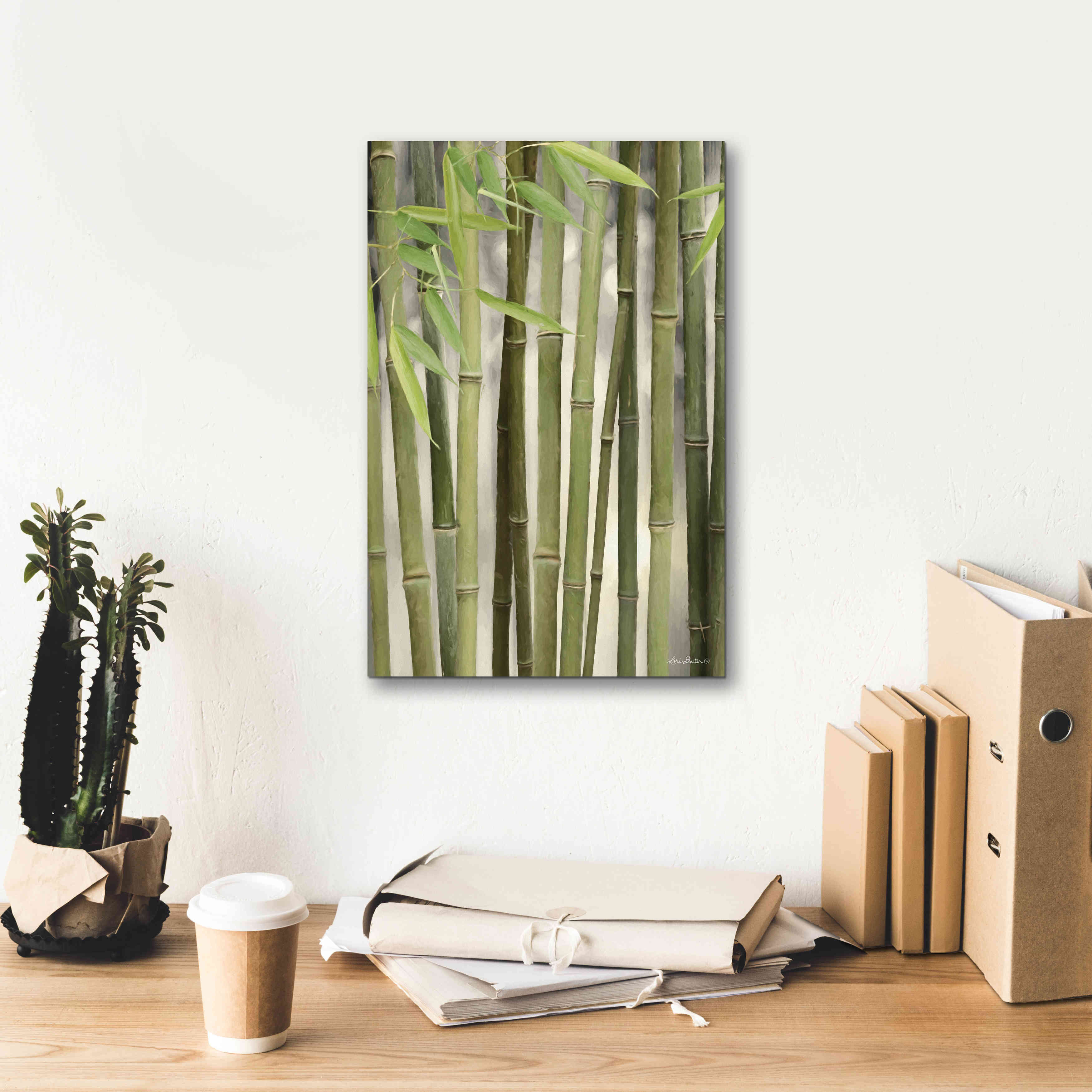 Bay Isle Home Epic Graffiti 'Backlit Bamboo II' By Lori Deiter, Backlit ...
