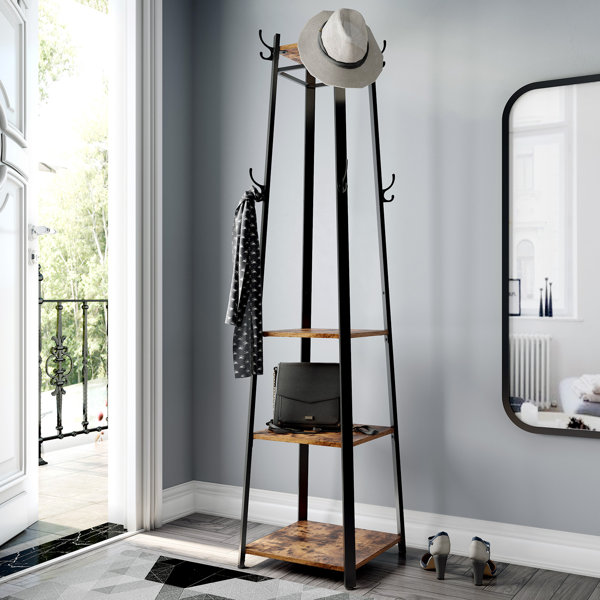 Union Rustic Clary Freestanding - Hook Coat Rack & Reviews | Wayfair