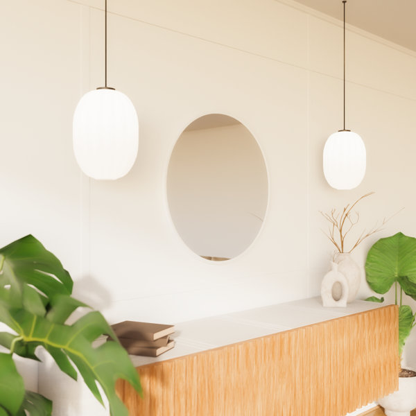 Future Glass Round Metal Wall Mirror | Wayfair.co.uk