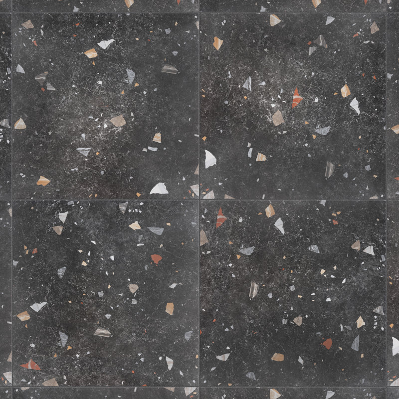 Merola Tile Sonar 26" x 26" Porcelain Stone Look Wall & Floor Tile ...