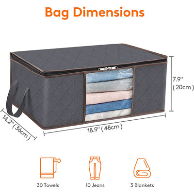 Rebrilliant Fabric Underbed Storage Set | Wayfair