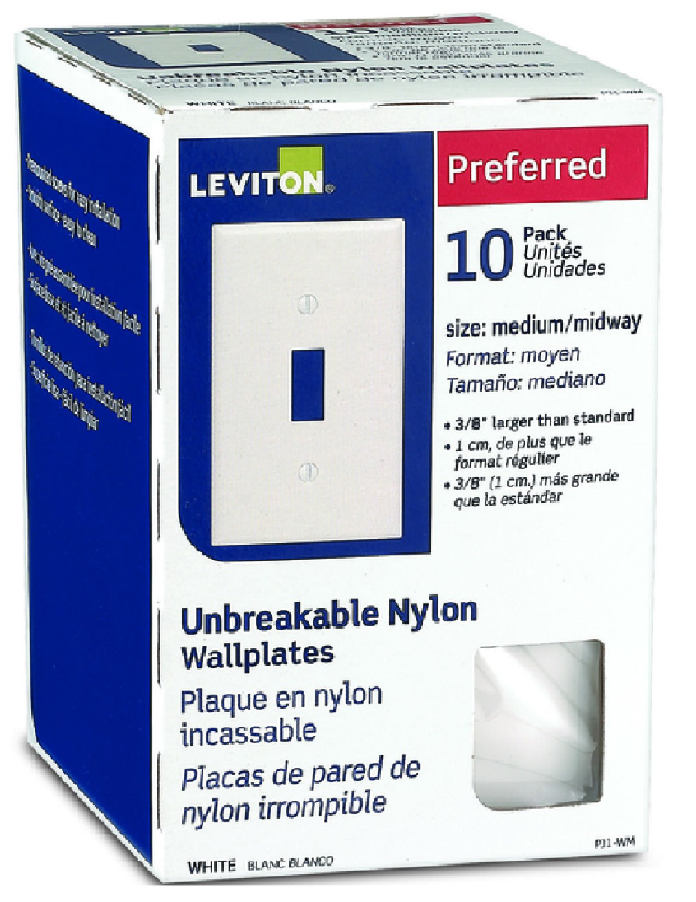 Leviton 1-Gang Single Outlet Wall Plate | Wayfair