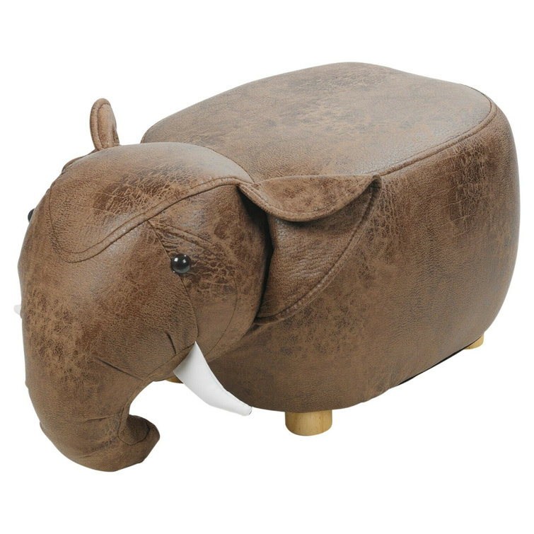 Isabelle & Max Slavin 32Cm Wide Solid Colour Footstool Ottoman ...