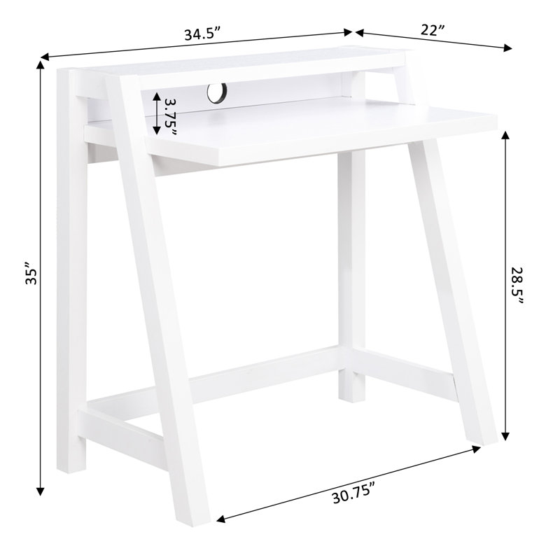 Ebern Designs Arguello 34.50'' Desk & Reviews | Wayfair