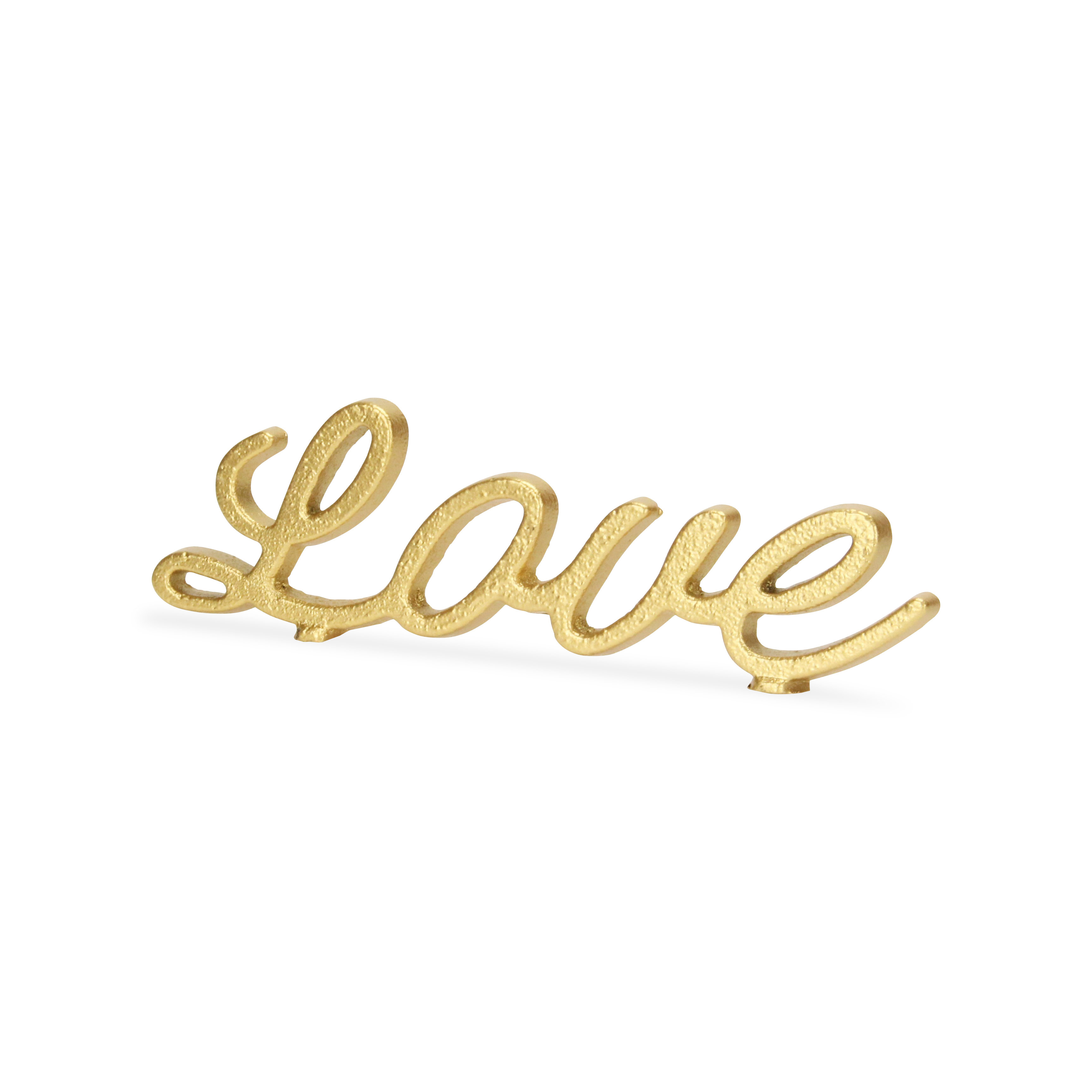 Wrought Studio Moncrief Table Love Letter Block & Reviews | Wayfair