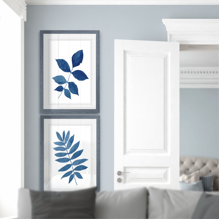 Red Barrel Studio® Indigo Botanica V by Vincent Van Gogh - 2 Piece ...