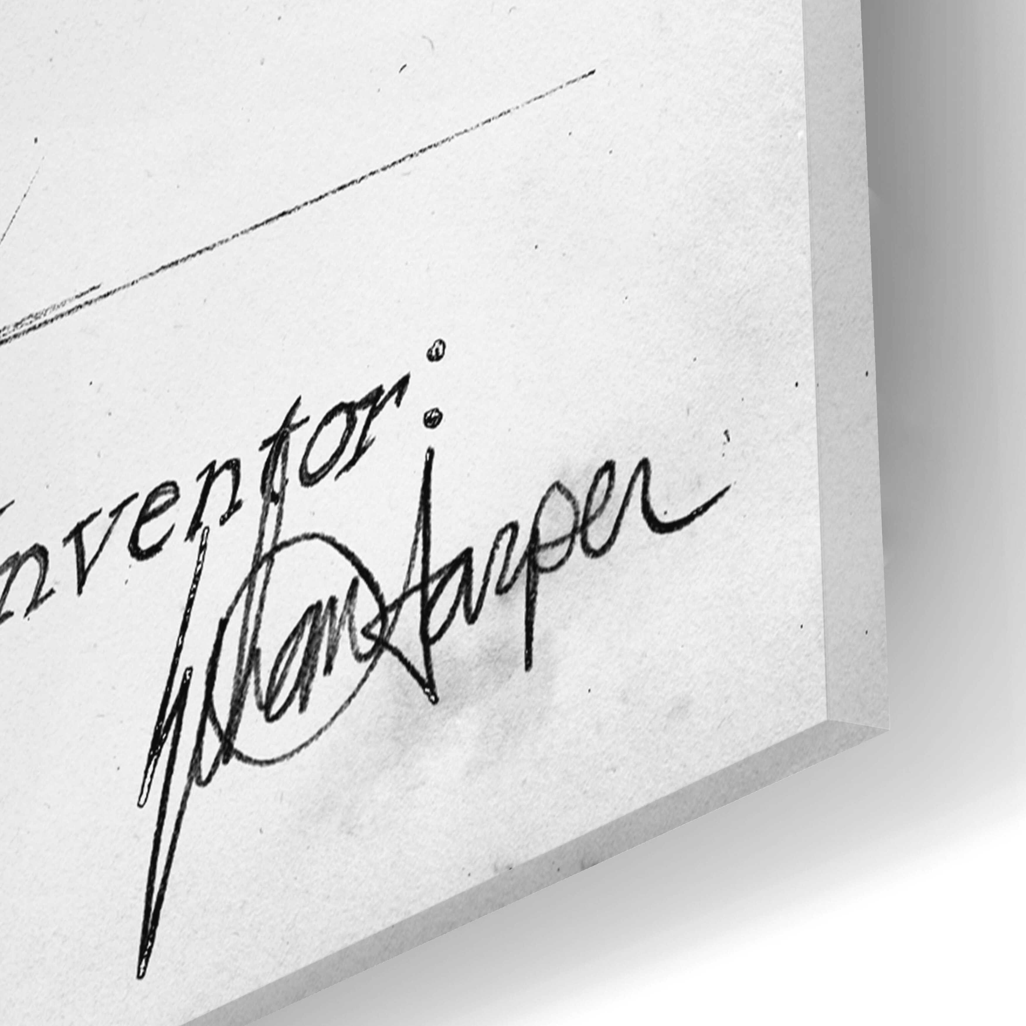 Trinx Barware Blueprint III by - Unframed Drawing Print | Wayfair