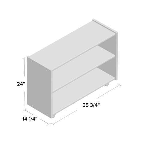 Childcraft 16 Compartment Shelving Unit with Casters | Wayfair