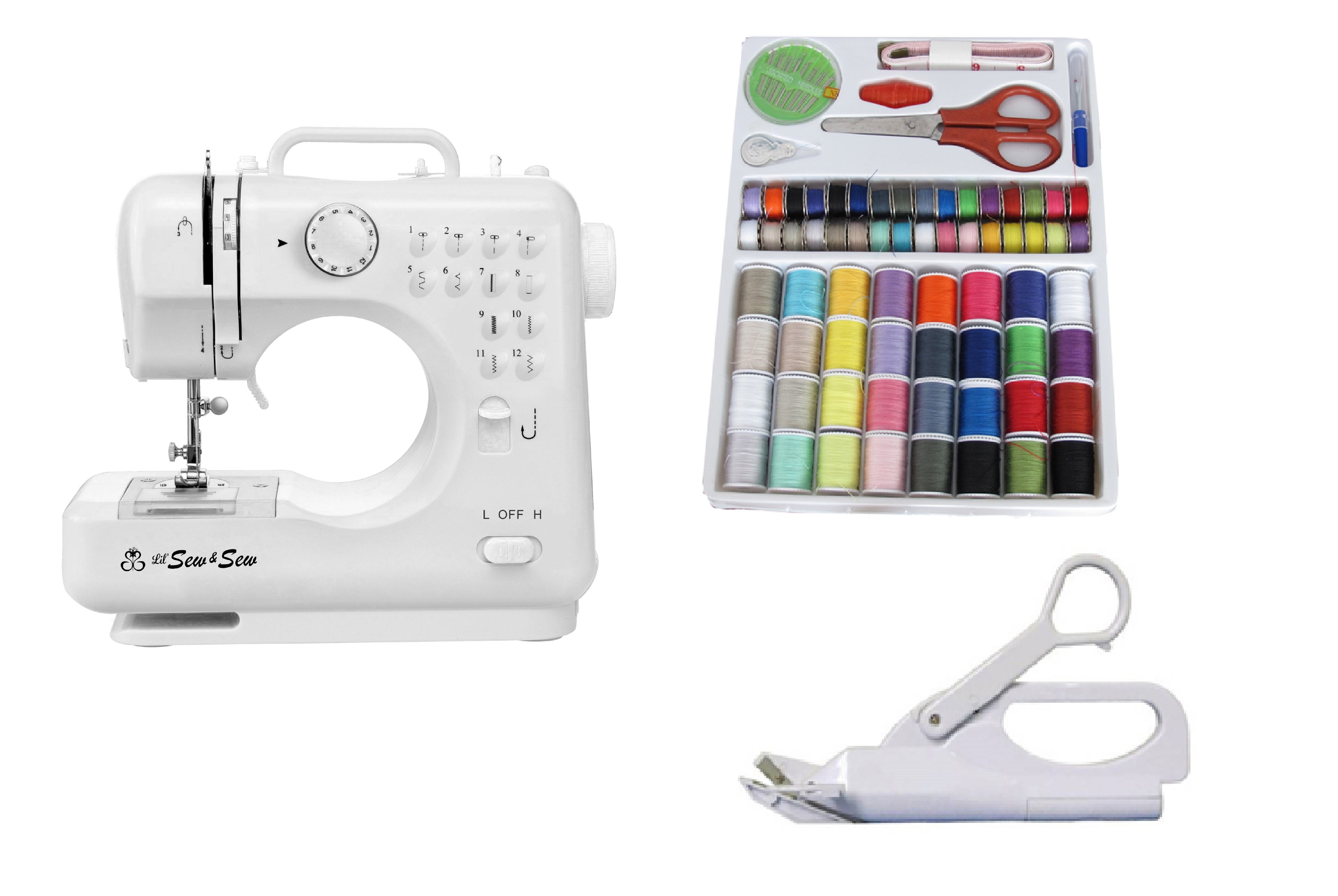 Michley Electronics Desktop Electronic Sewing Machine And 100 Piece ...