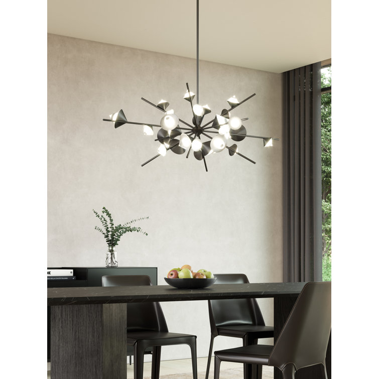 Kuzco Lighting Geode Dimmable LED Sputnik Sphere Chandelier | Wayfair