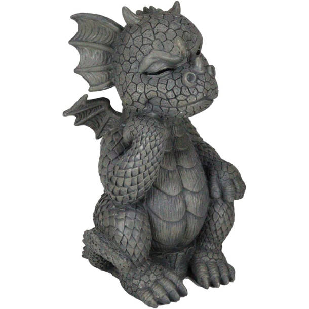 Trinx Swimming Castle Moat Mordor Dragon Lawn Garden Centerpiece Statue ...