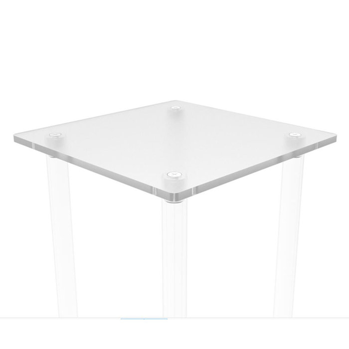 Latitude Run® Kammeron Tall Clear Acrylic Riser Transparent Plexiglass ...