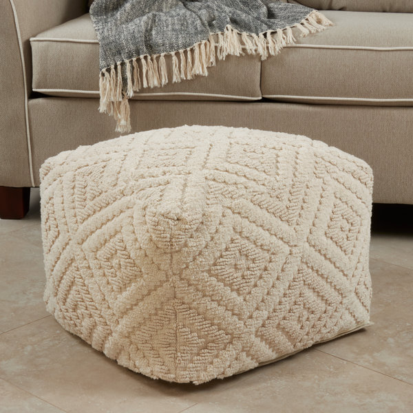 Bungalow Rose Cadey Upholstered Pouf | Wayfair