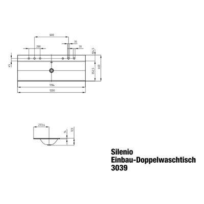 Kaldewei Pergamon Steel Enamel Rectangular Inset Bathroom Sink ...