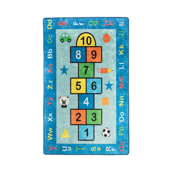 Bless international Blue/Green Rug | Wayfair