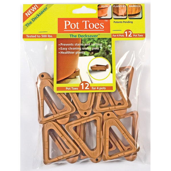 Gardenrite 12 Piece Planter Feet Set & Reviews | Wayfair