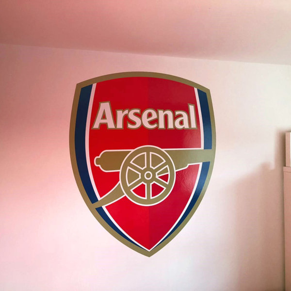 Themed Arsenal Crest Wall Sticker | Wayfair.co.uk
