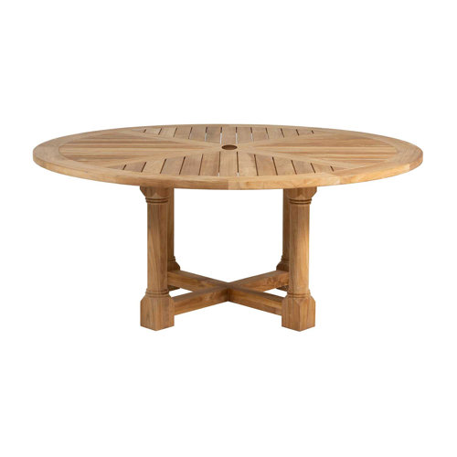 Farmhouse & Rustic Round Outdoor Dining Tables | Classic Styles | Birch ...