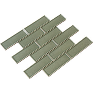 Parvatile (38178) Porcelain Brick Joint Mosaic Pattern Tile | Wayfair