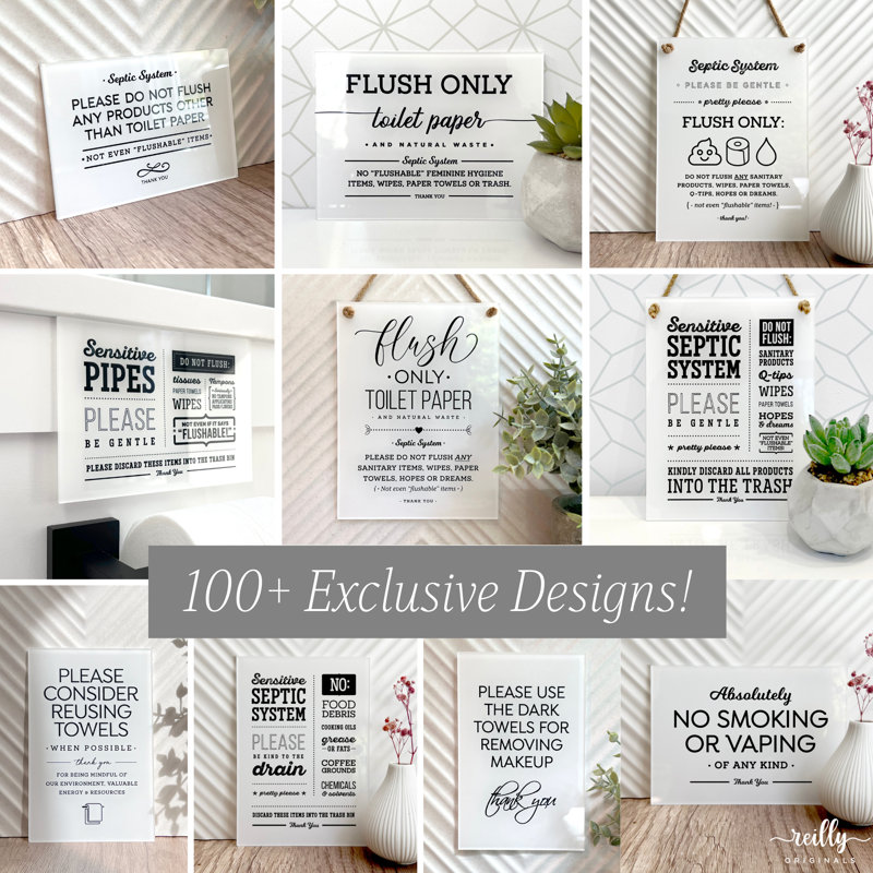 Reilly Originals Sensitive Septic System Please Be Kind to the Drain ...