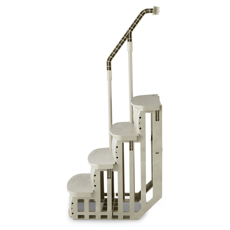 Main Access Smart Step Swimming Pool Entrance with Hand Rail Support ...