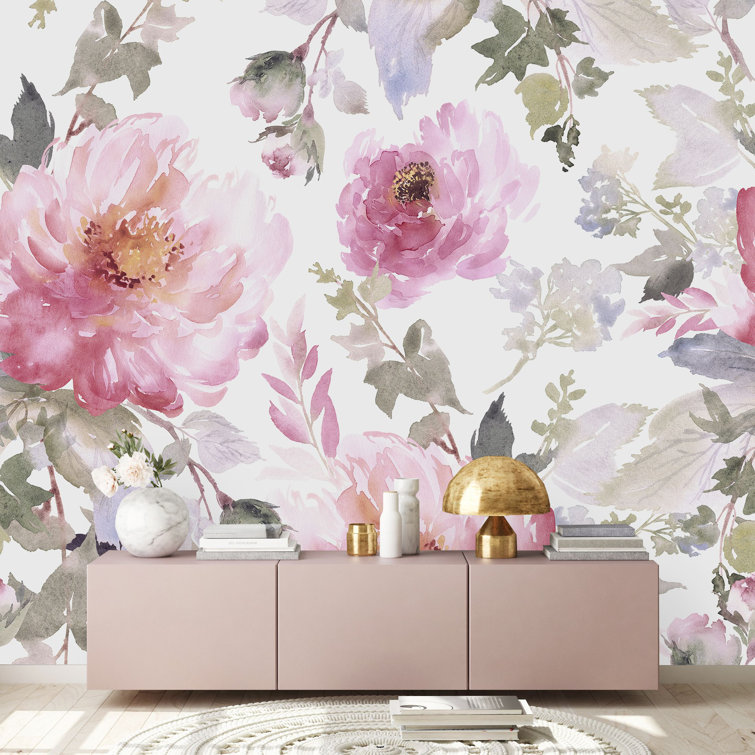 Red Barrel Studio® Floral Wallpaper | Wayfair