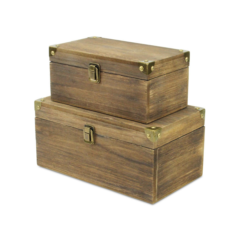 August Grove® 2 Piece Decorative Box Set & Reviews | Wayfair