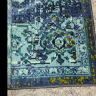 Bungalow Rose Performance Blue Rug & Reviews | Wayfair