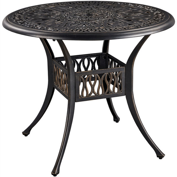 Coated-wrought-iron-bistro-table | Wayfair