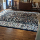 Astoria Grand Jackson Power Loom Performance Blue Rug & Reviews | Wayfair