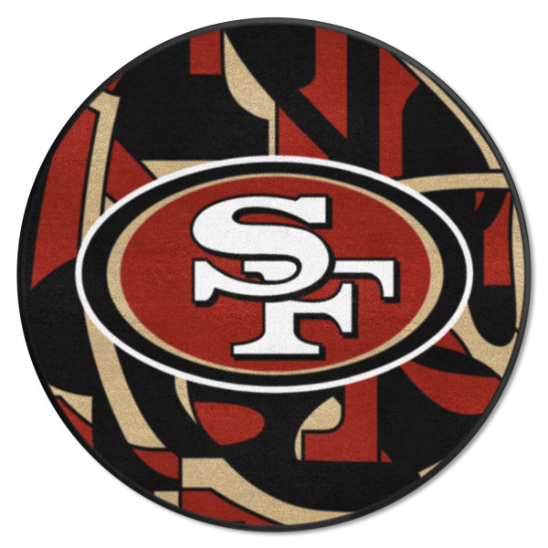 FANMATS San Francisco 49ers_San Francisco 49Ers Roundel Rug - 27In ...