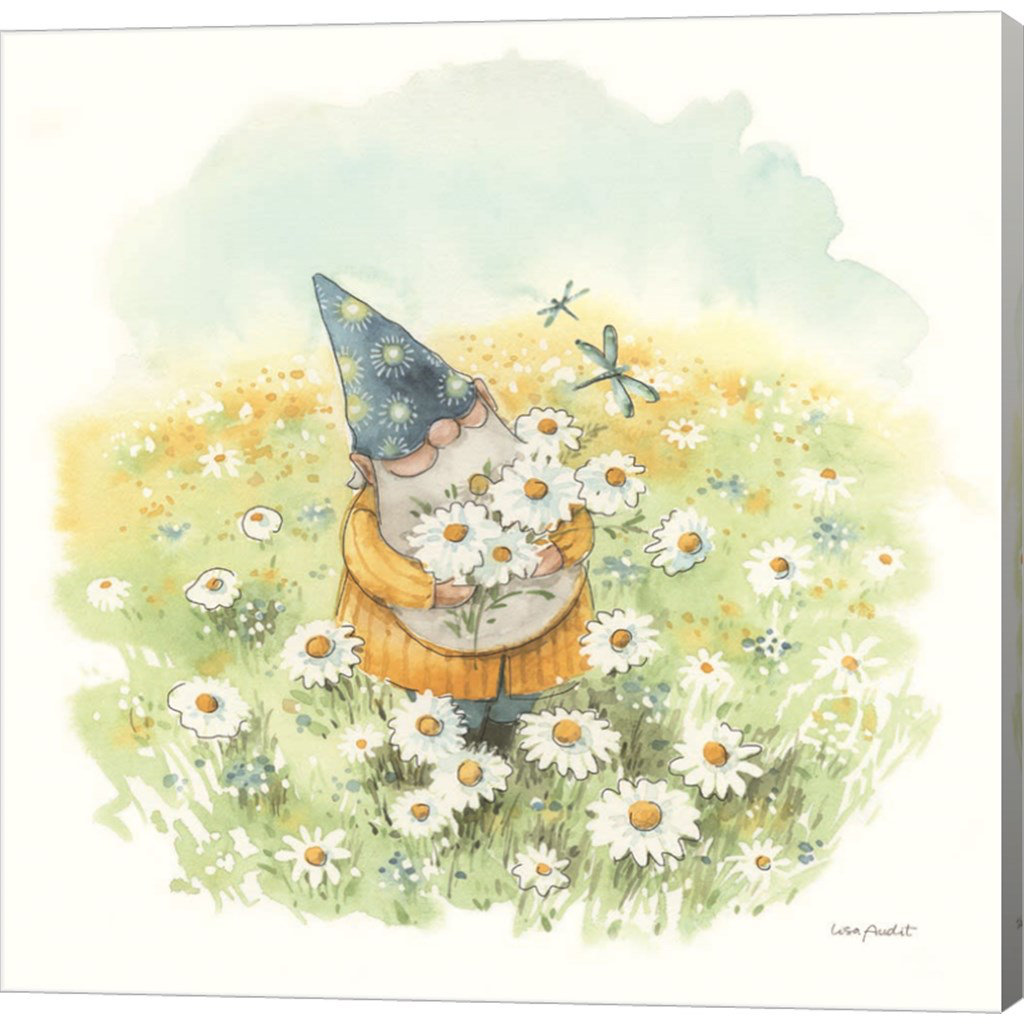 Trinx Everyday Gnomes V On Canvas by Lisa Audit Painting | Wayfair