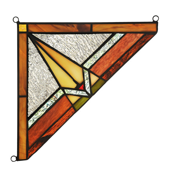 Millwood Pines Tiffany-Glass Window Panel & Reviews | Wayfair