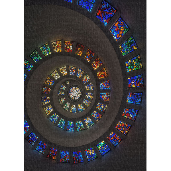 Stained-glass-rug | Wayfair