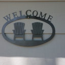 Loon Peak® Brynn Adirondacks Welcome Sign & Reviews | Wayfair