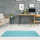 East Urban Home Hand Drawn Triangles Dark Teal/Light Teal Area Rug ...