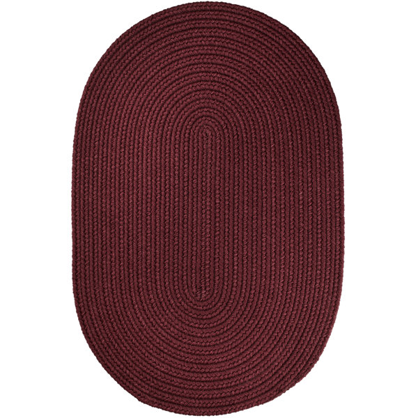 August Grove® Smyth Handmade Burgundy Indoor/Outdoor Rug & Reviews ...