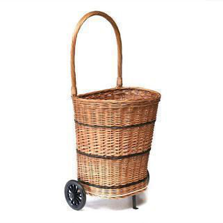 Union Rustic Eubanks Wicker Log Carrier | Wayfair.co.uk