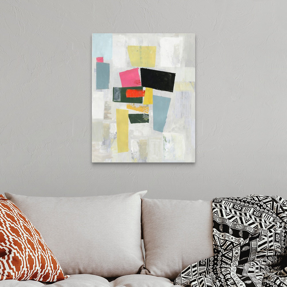 Ebern Designs Fixed Ideas II Framed On Canvas by Tom Reeves Painting ...