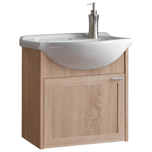 Gracie Oaks Wall -mounted single vanity unit | Wayfair.co.uk
