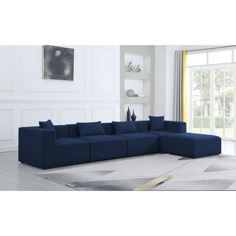 Latitude Run® Cube Upholstered Sectional | Wayfair